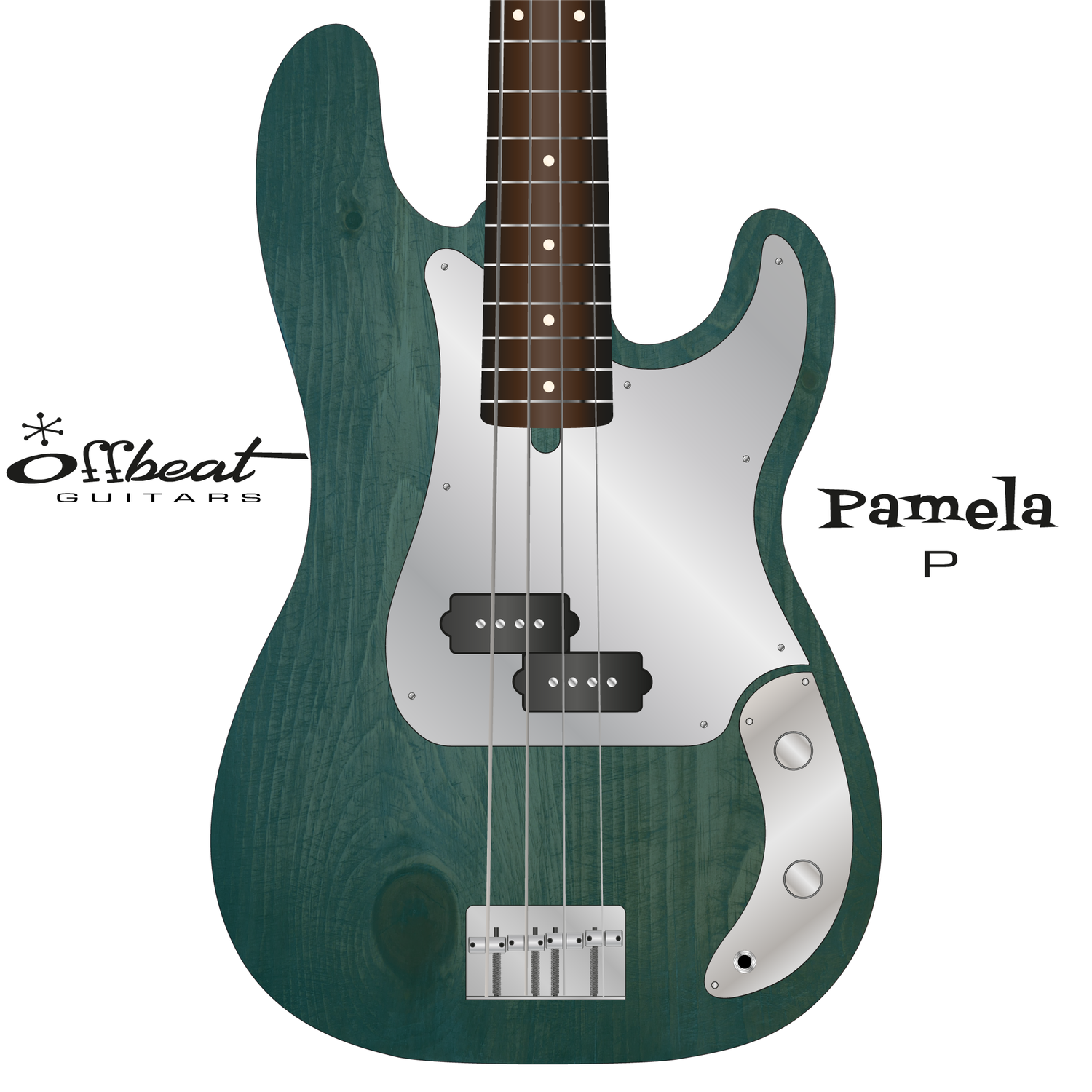 Pamela 32-Inch Medium-Scale and 34-Inch Long-Scale Basses – Offbeat Guitars