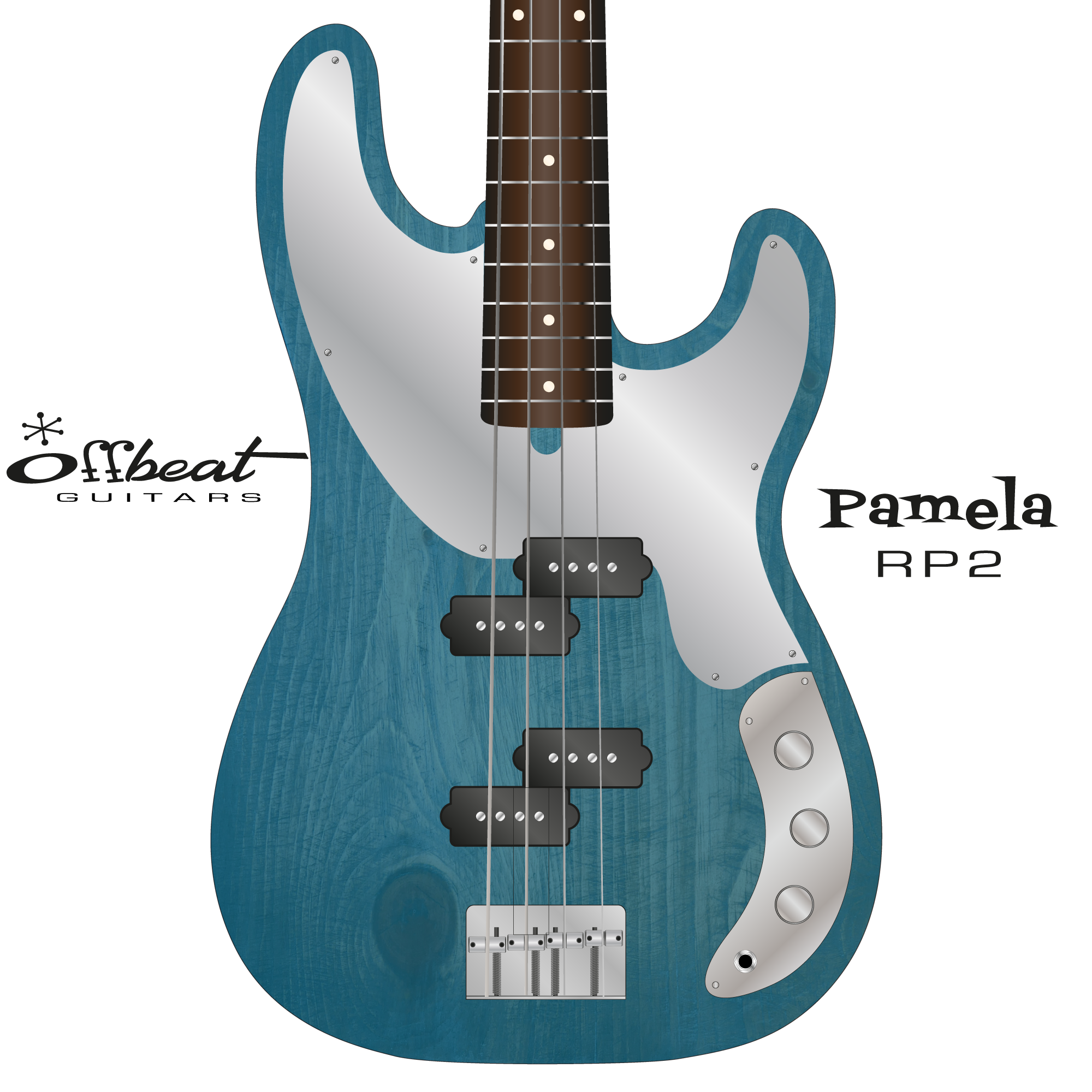 Pamela 32-Inch Medium-Scale and 34-Inch Long-Scale Basses – Offbeat Guitars