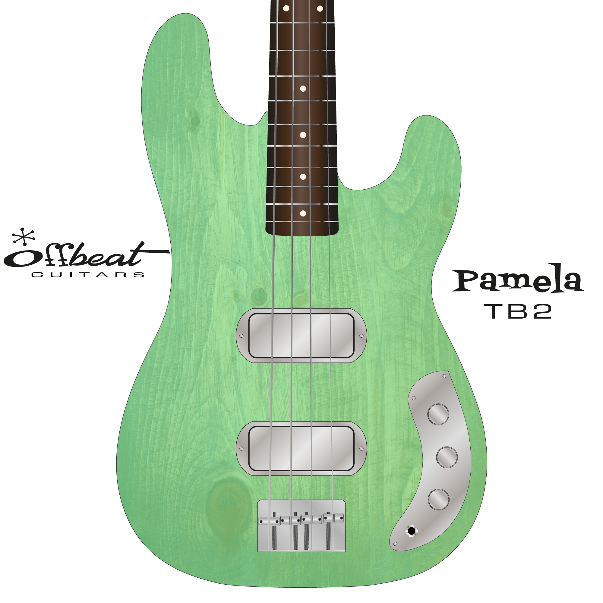 Pamela 32-Inch Medium-Scale and 34-Inch Long-Scale Basses – Offbeat Guitars